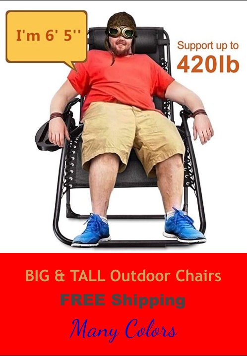 Big and Tall Outdoor Chairs | Outdoor Furniture | BIg Man Chair